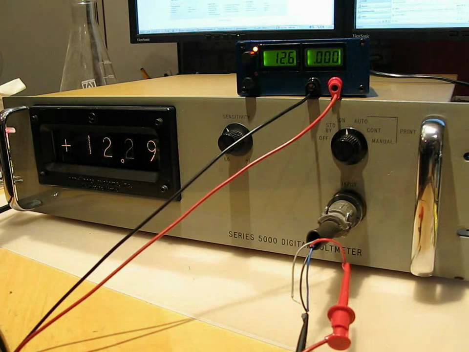 non linear systems series 5000 digital voltmeter - YouTube