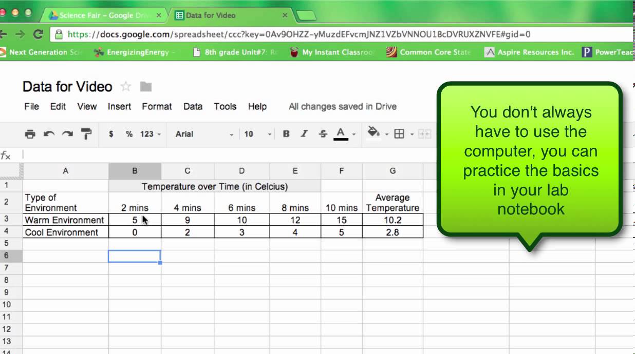 Organizing data for an experiment - YouTube