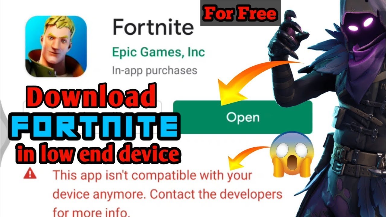 How to Download Fortnight In LowEnd Device/3 to 4 GB Ram Mobile Phone ...