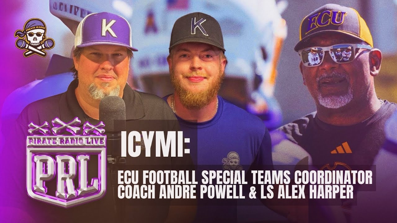 ICYMI: ECU Football Special Teams Coordinator Coach Andre Powell in ...