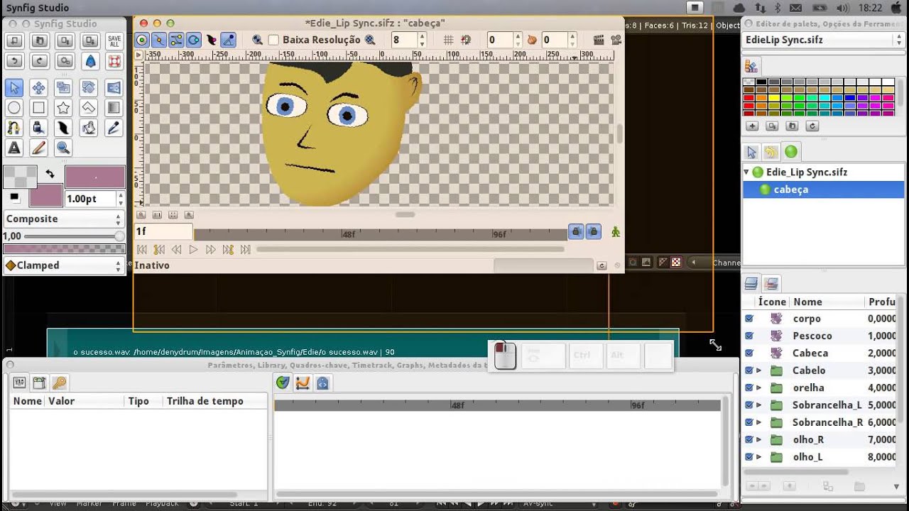 Lip Sync em Synfig Studio part 1 - YouTube