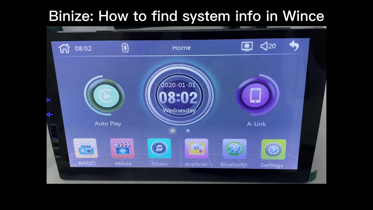 Binize: How to find system information in Wince system - YouTube
