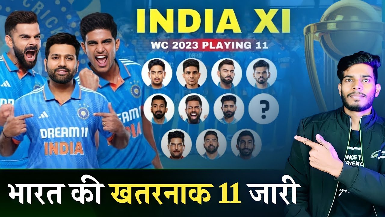 World Cup 2023 : India Team Strongest Playing 11 Announce | ICC World ...