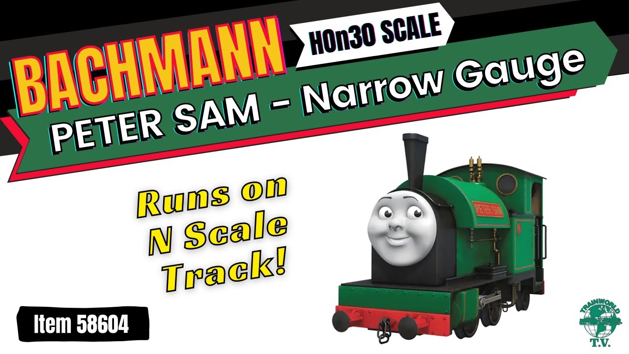 HOn30 Scale Bachmann - Thomas & Friends "PETER SAM" - YouTube