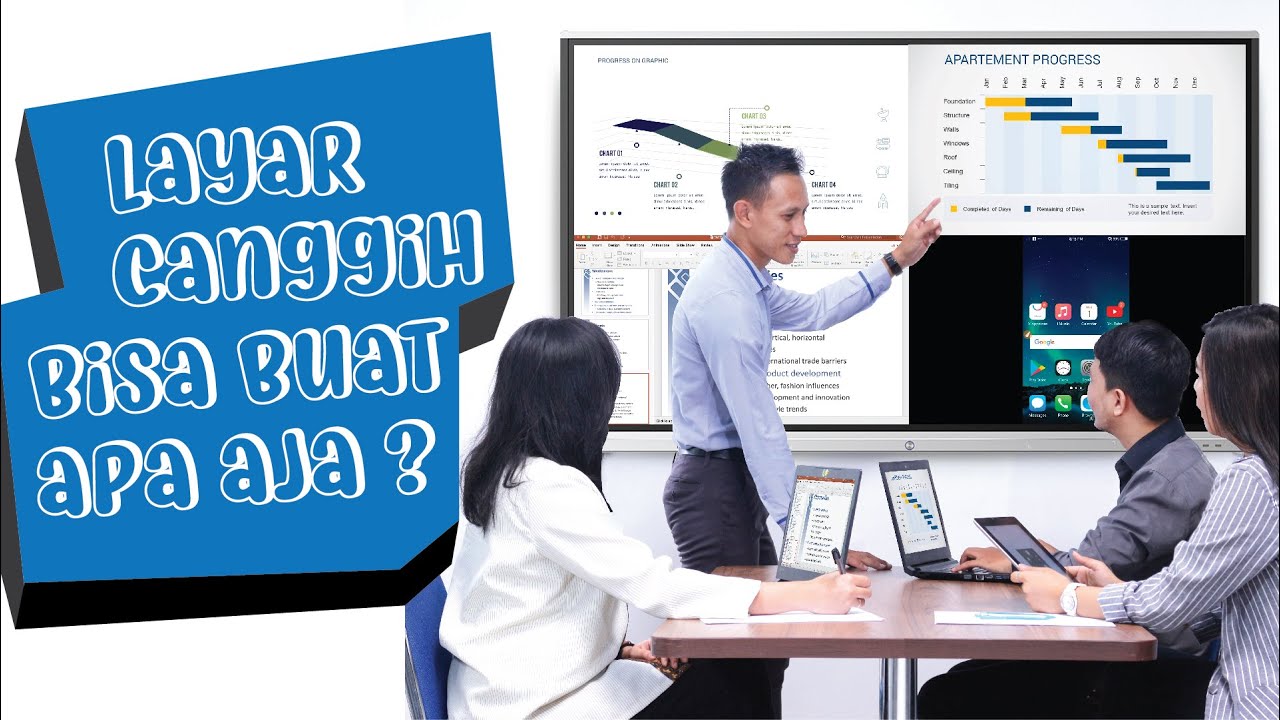 Layar interaktif dengan fitur menarik untuk bidang pekerjaan dan bidang ...