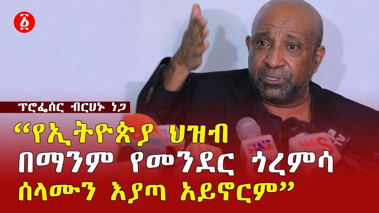 “የኢትዮጵያ ህዝብ በማንም የመንደር ጎረምሳ ሰላሙን እያጣ አይኖርም” ዶ/ር ብርሃኑ ነጋ | Dr Berhanu ...