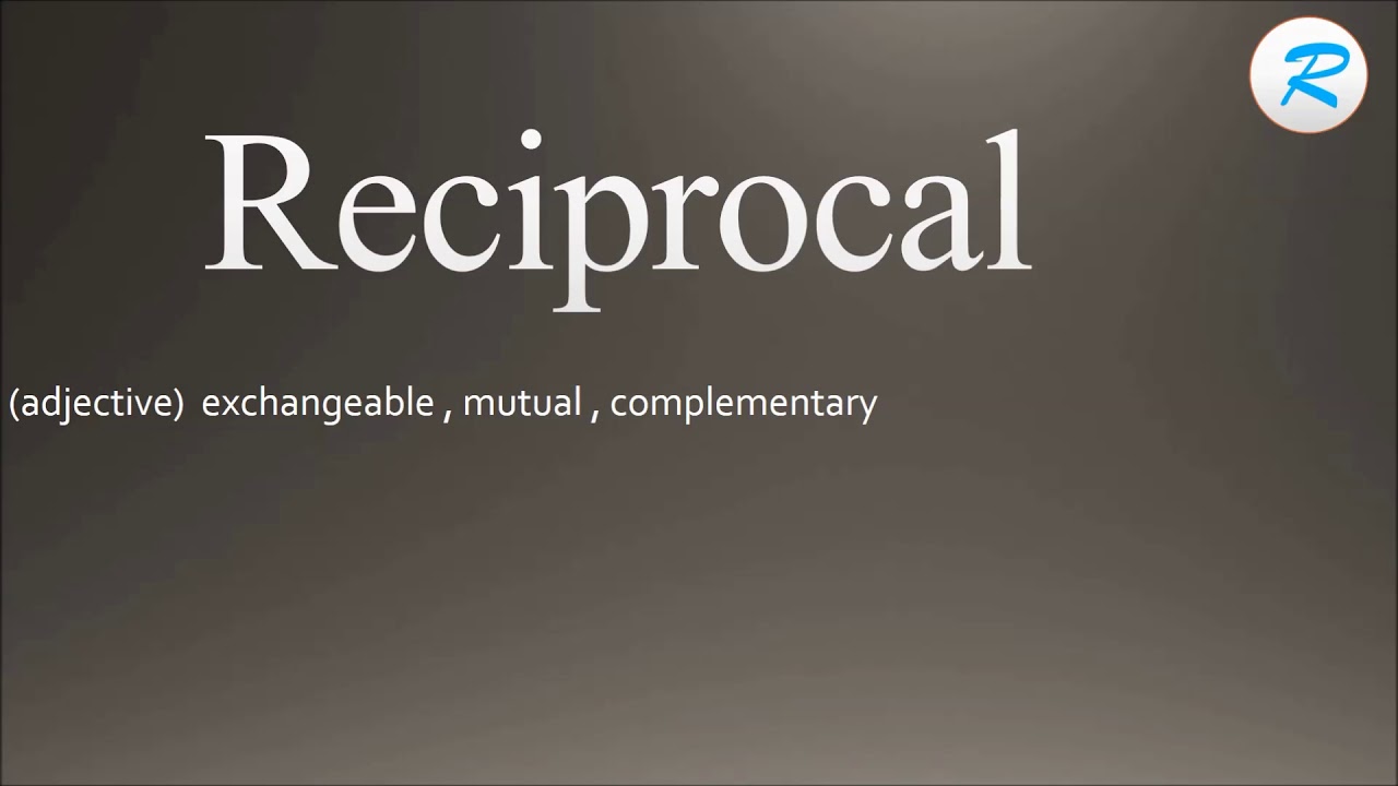 How to pronounce Reciprocal - YouTube