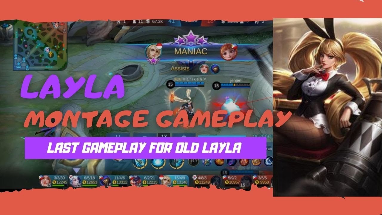 LAST GAMEPLAY FOR OLD LAYLA - TOP LOCAL LAYLA - MLBB - YouTube