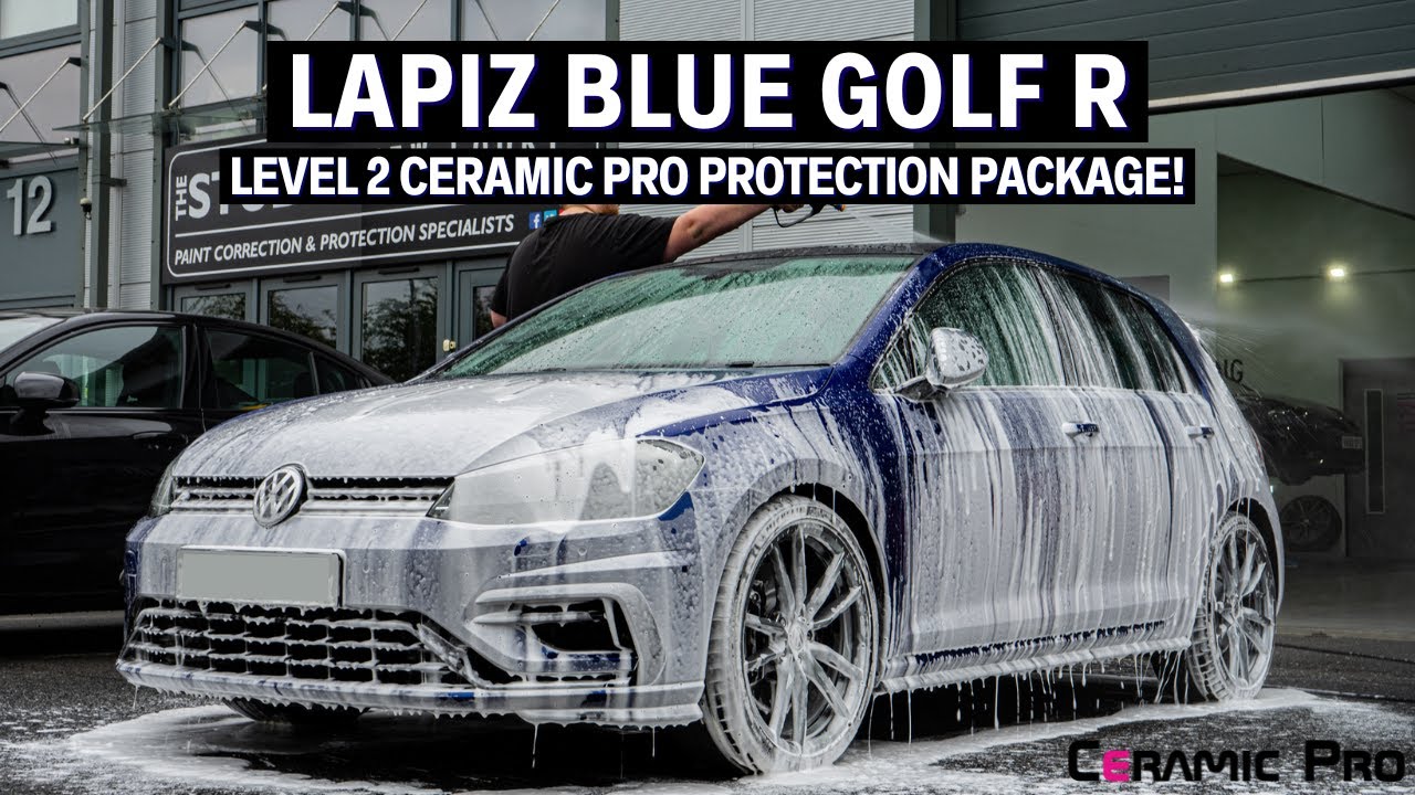 Lapiz Blue Golf R at The Studio for our level 2 Ceramic Pro protection ...