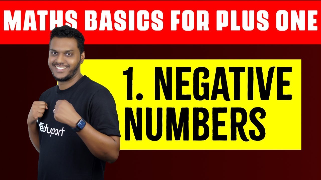 Negative Numbers | Maths Basics for Plus One - YouTube