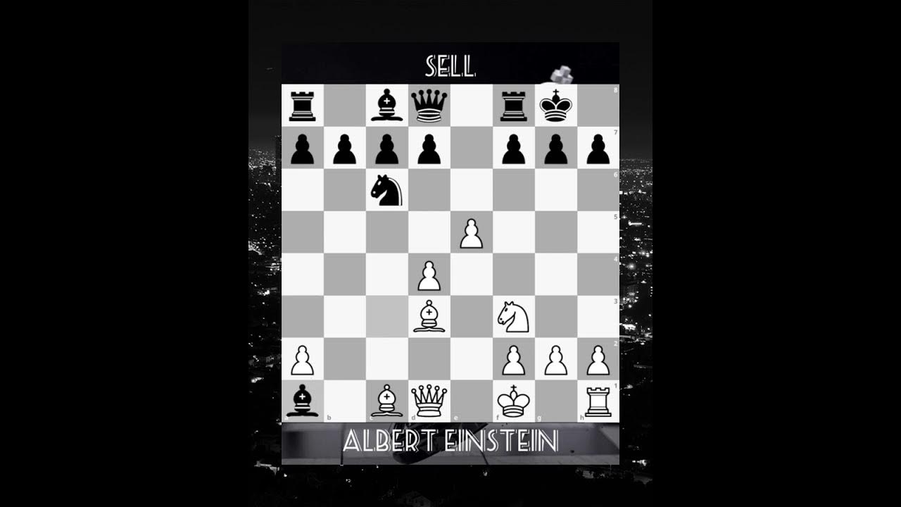 Einstein’s Brilliancy in Chess ♟️ Albert Einstein vs Sell (1913) 1-0 ...
