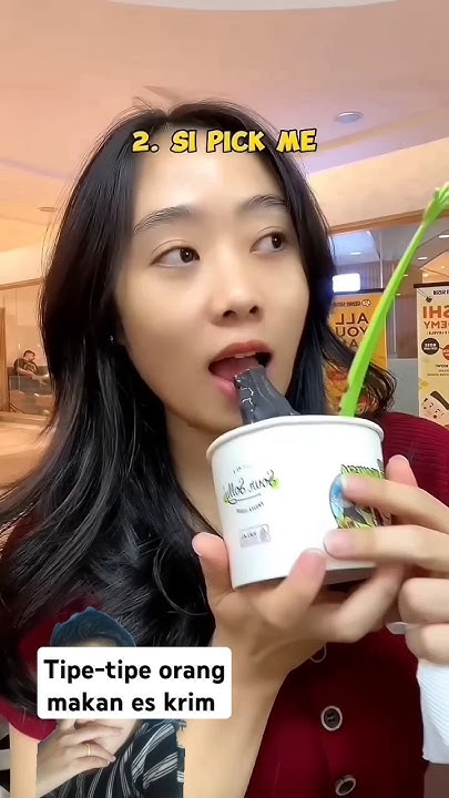Tipe-tipe orang makan es krim - YouTube
