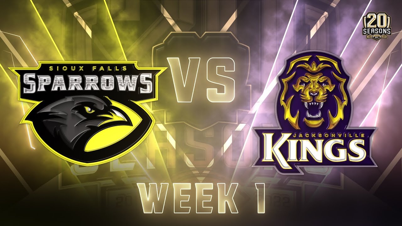 SFL Season 20, Week 1: Sioux Falls @ Jacksonville - YouTube