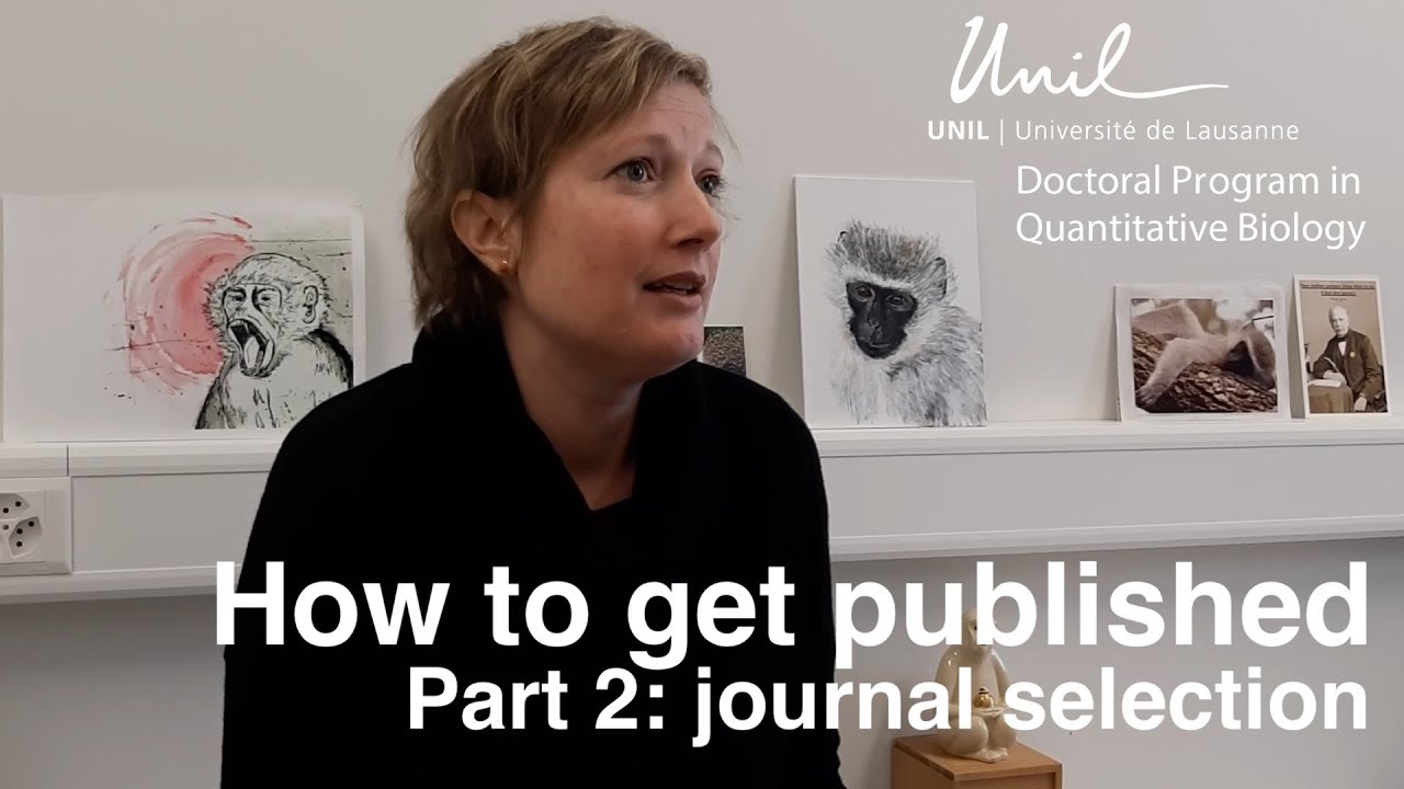 How to get your scientific paper published: the Journal Selection - YouTube