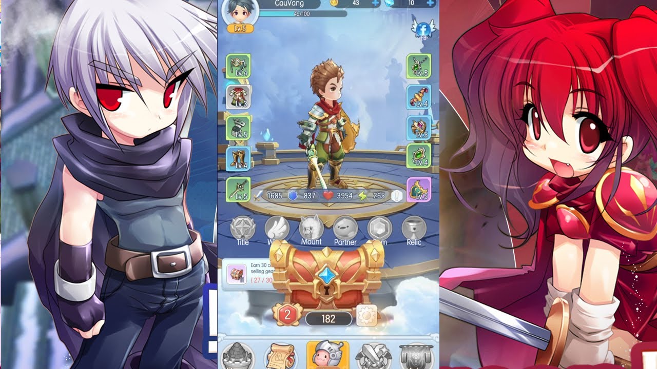 LUNA: Lucky Loot - Game nhập vai idle đồ họa chibi siêu dễ thương - YouTube