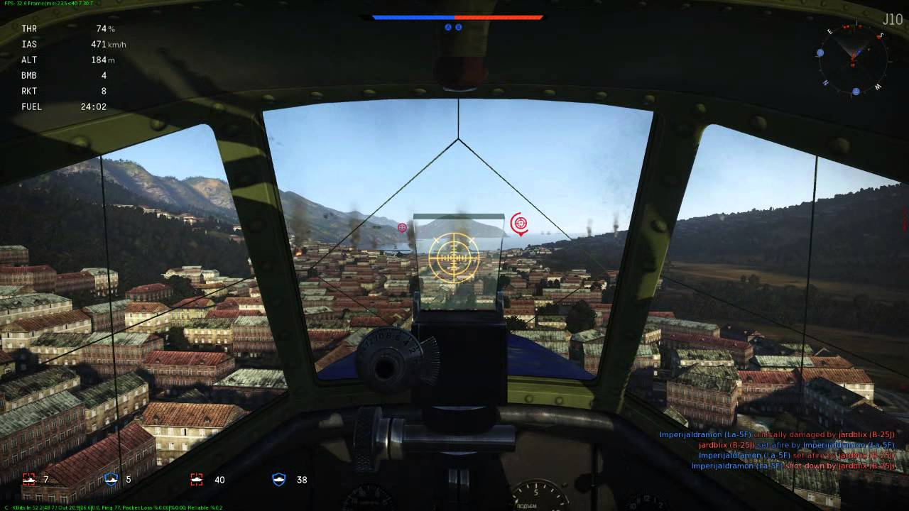 War Thunder IL 2 HB gameplay with Track IR and joystick - YouTube