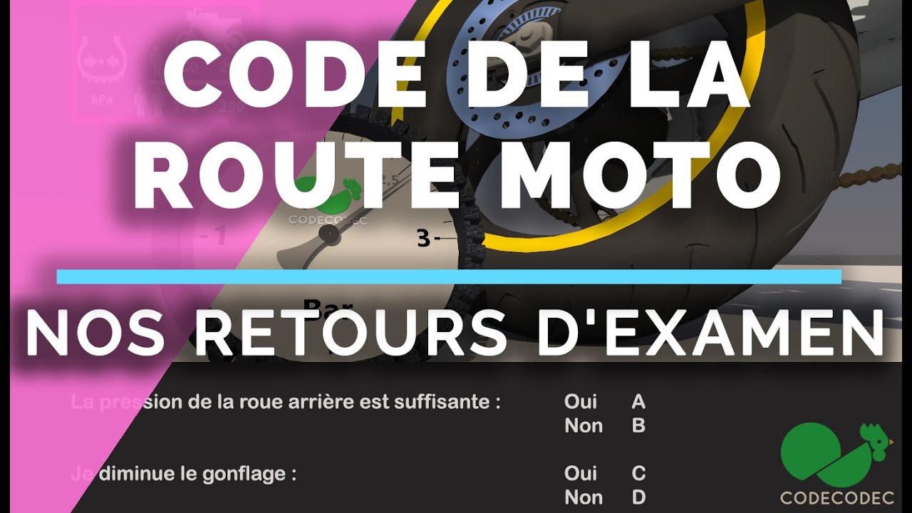 code moto ETM Nos questions d'examen - Nos retours d'examen. - YouTube