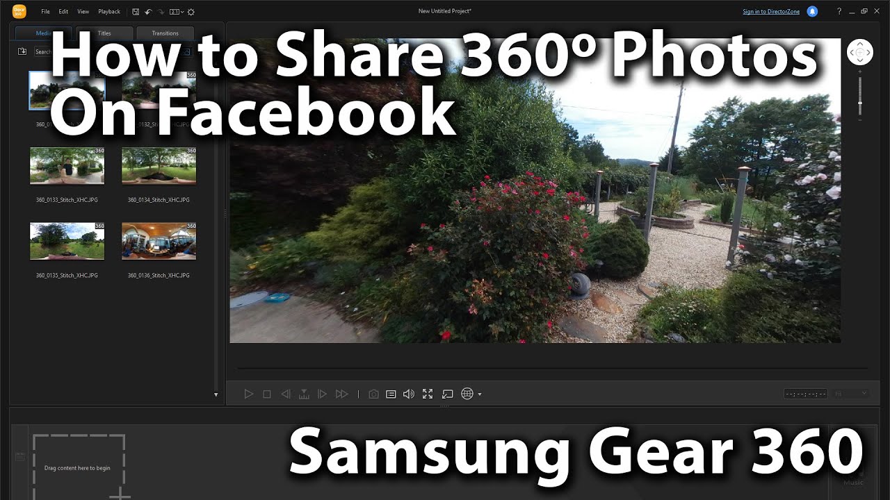How To Upload 360 Degree Photos to Facebook - YouTube