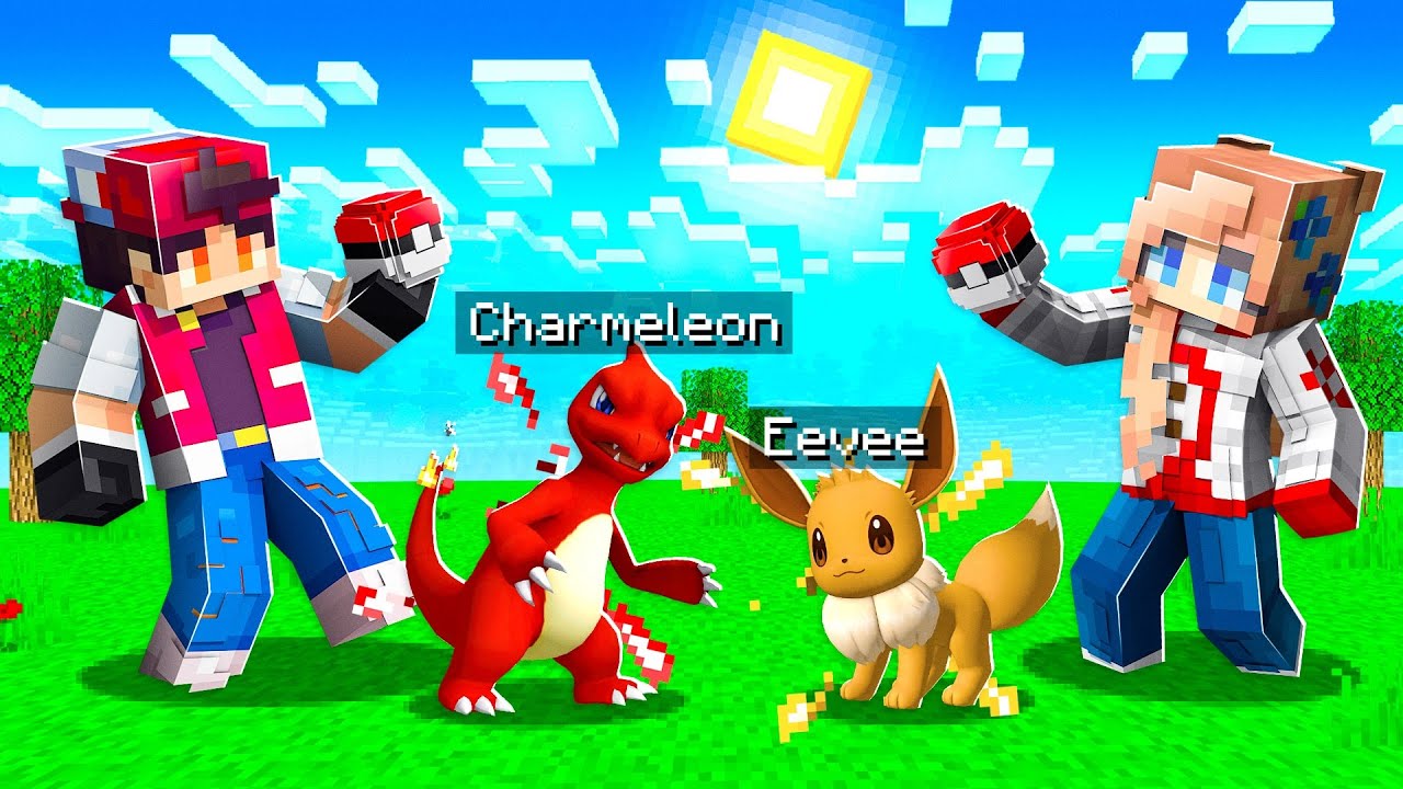 My FIRST Pokemon GYM BATTLE in Minecraft! - YouTube