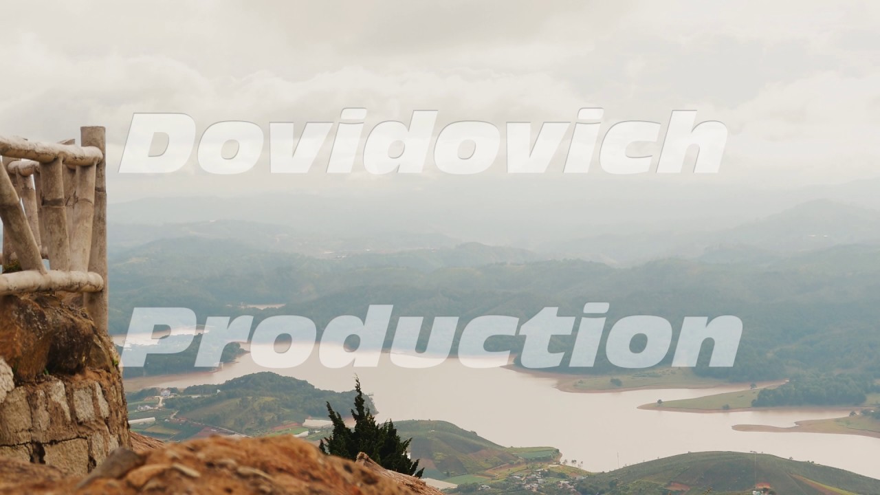 View from Lang Biang Mountain. Landscape at Mount Langbiang, place of ...