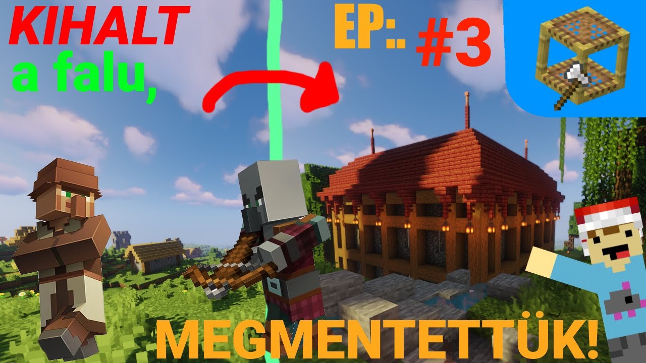 Megmentettük a falut! Megépült a falusi központ! | ÉPÍTSÜNK! Let's play ...