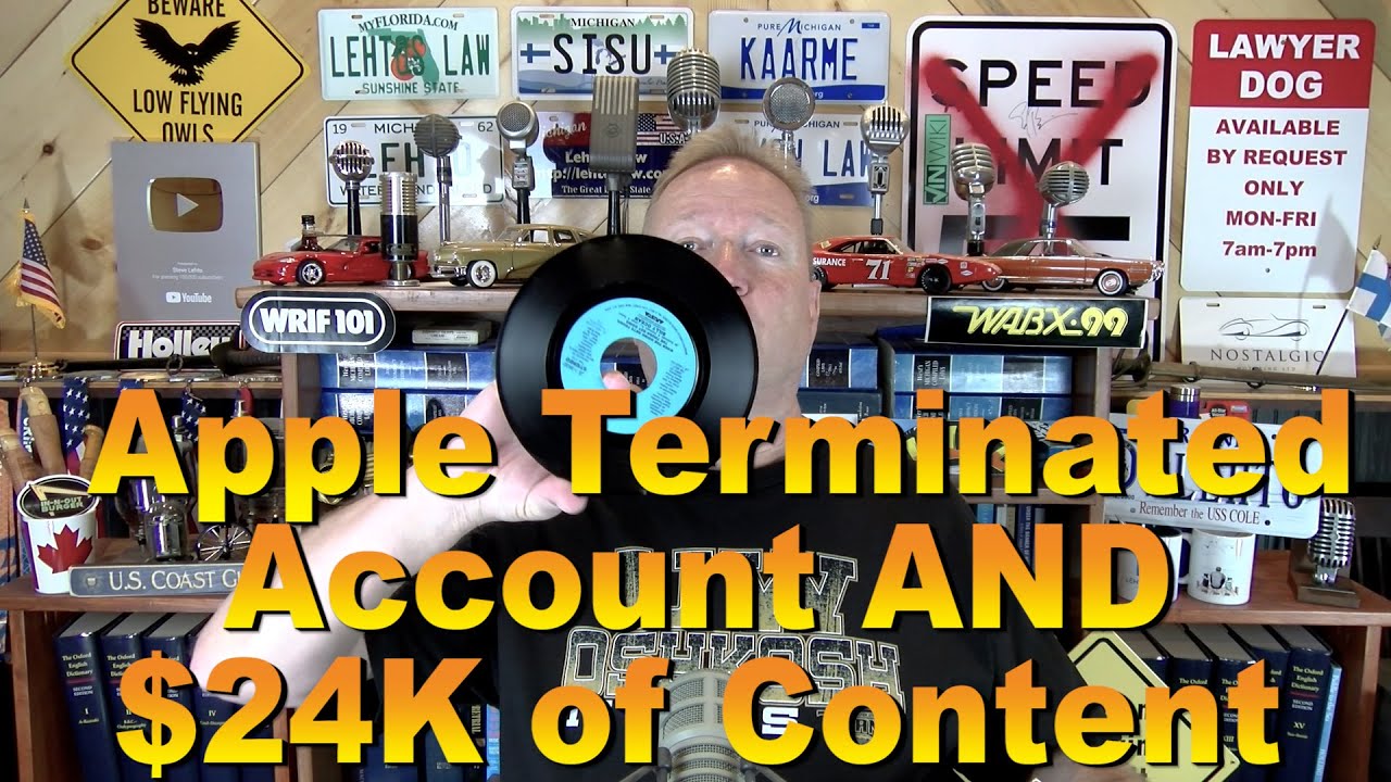 Apple Sued: Terminated Account and $24K in Content - Ep. 7.440 - YouTube