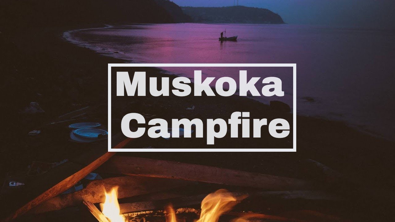 [FAST SLEEP] Cozy Muskoka Campfire, Lake Sounds, The Cabin, Sleep ...