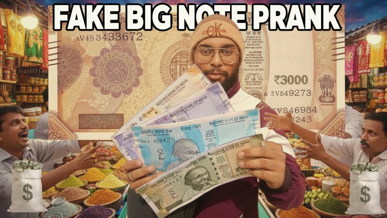 Fake Big Note Prank 😂 - YouTube