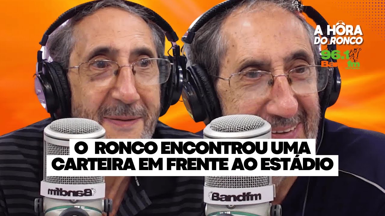 A história de quando o Ronco encontrou uma carteira em frente ao ...