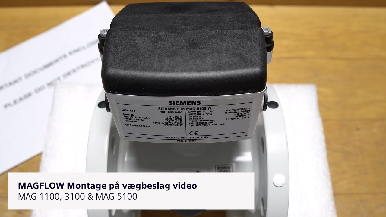 MAGFLOW - Montage på vægbeslag – Del 7 - YouTube