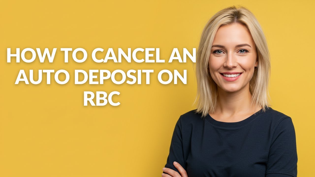 HOW TO CANCEL AN AUTO DEPOSIT ON RBC - Julia'sTutorials - YouTube