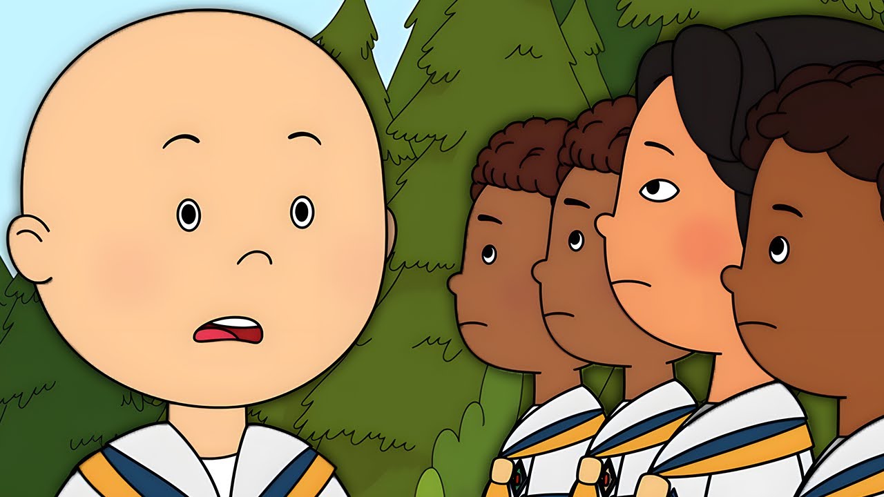 Caillou Goes To Camp | Caillou's New Adventures - YouTube
