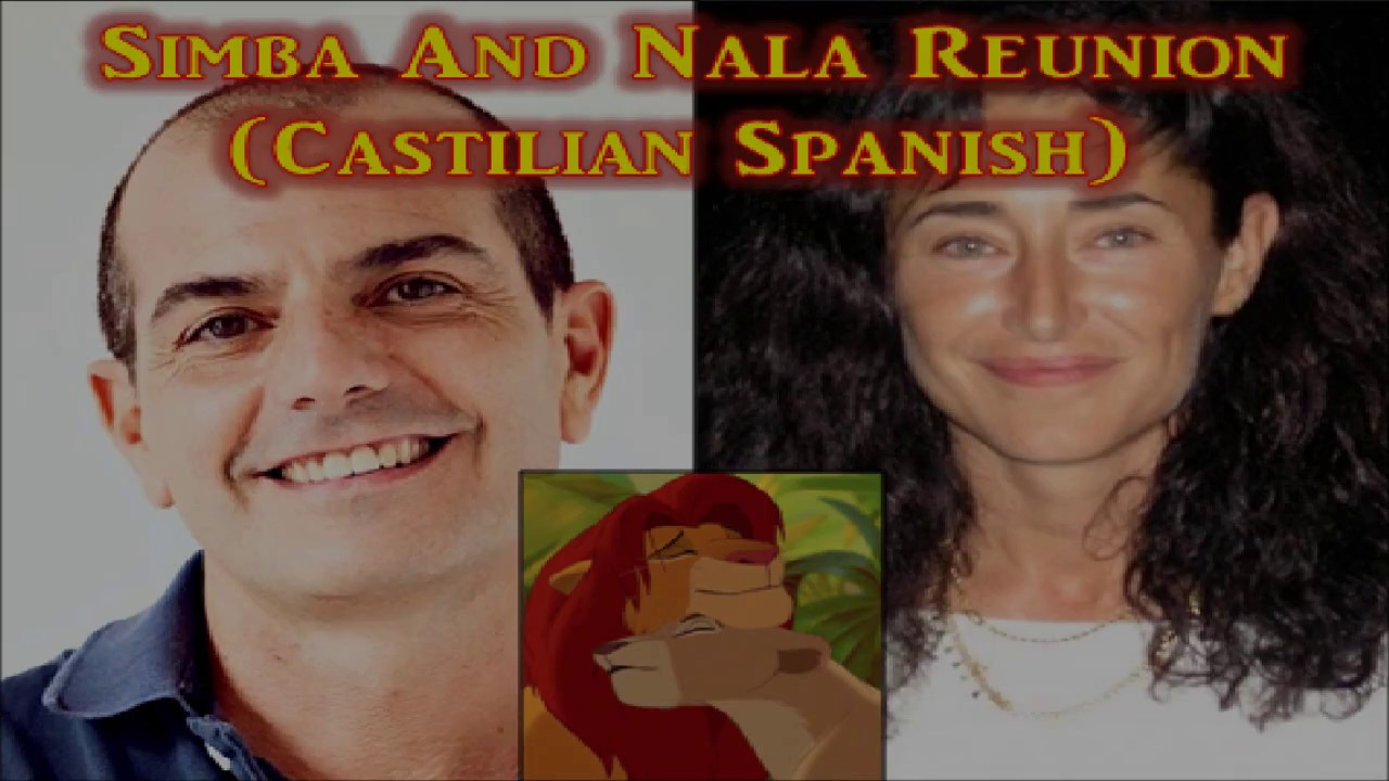 Simba And Nala Reunion Castillian Spanish (First And Second Movie ...