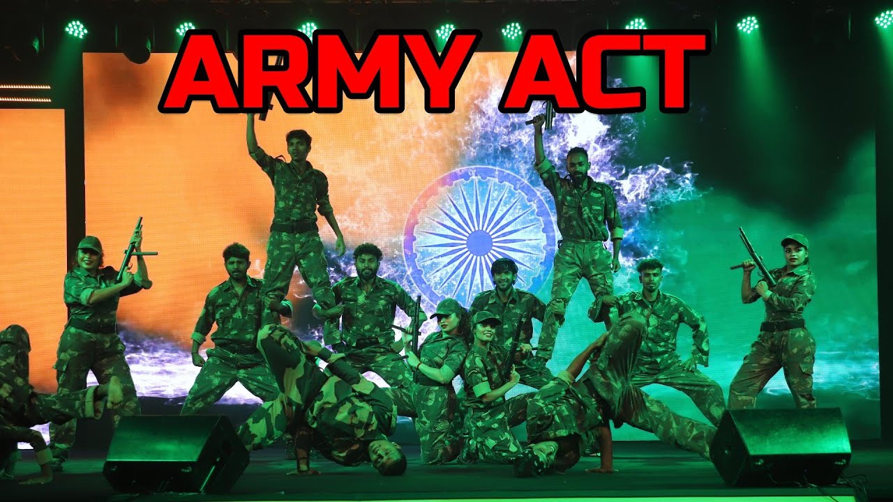 ARMY ACT | TEAM XTACY DANCE COMPANY - YouTube