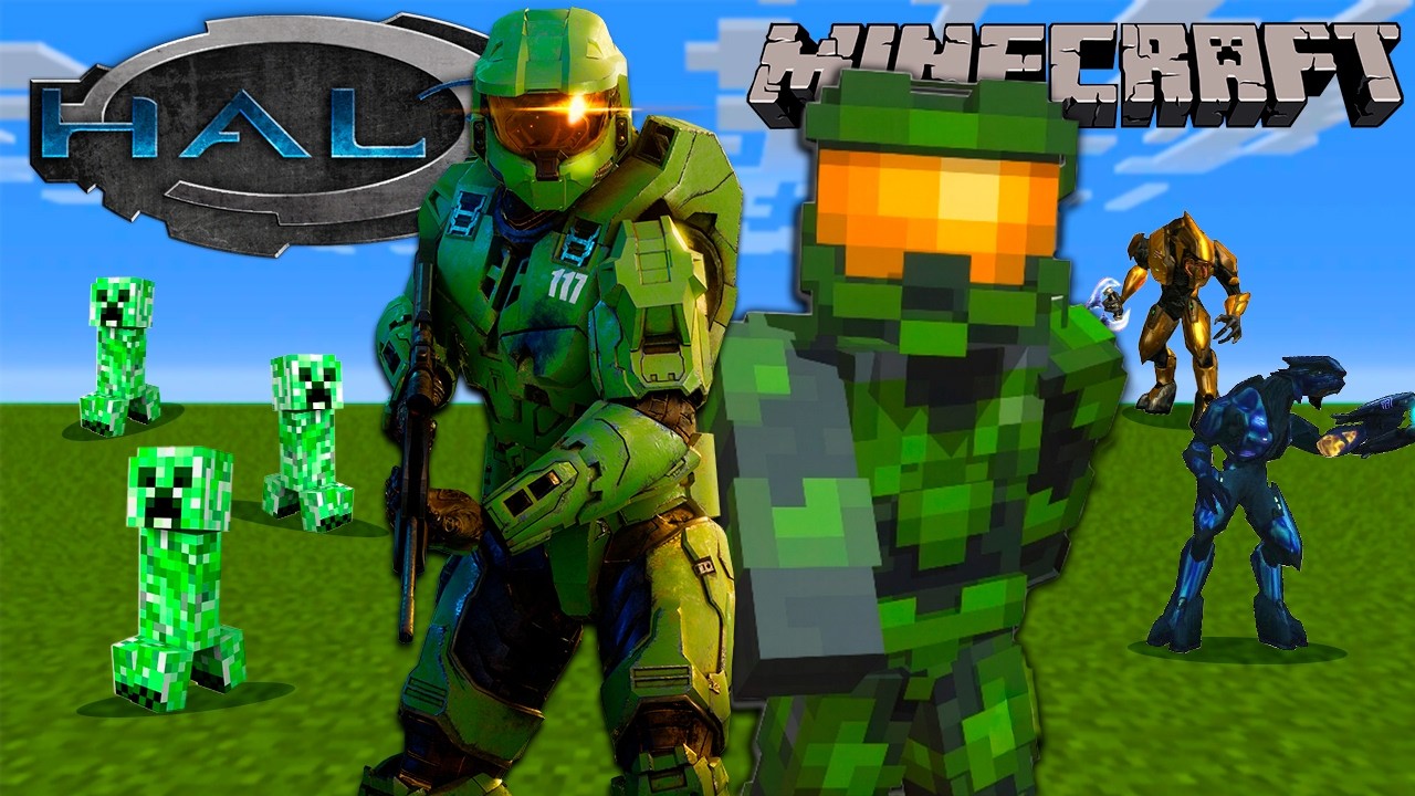 Este MOD convierte Halo en Minecraft!! - YouTube