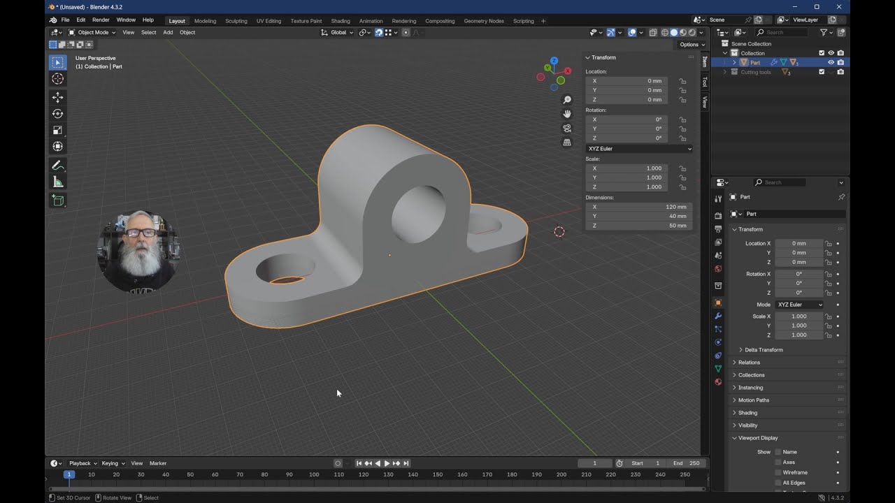 003 - Exporting an STL for 3D Printing - Blender - YouTube