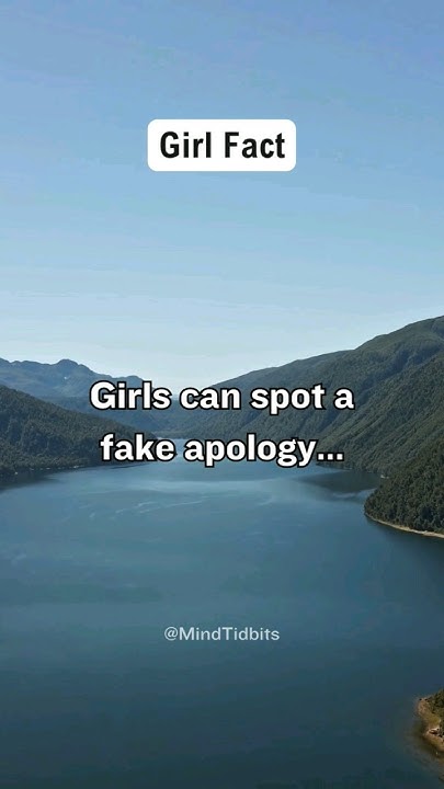 Girls can spot a fake apology🔍🚫 #psychologyfacts #psychology #shorts - YouTube