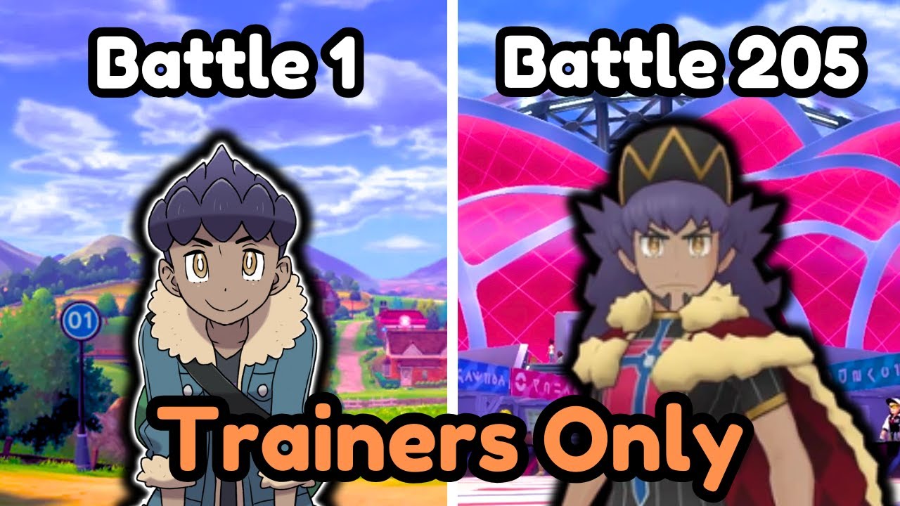Can you beat Pokémon Sword battling ONLY Trainers? - YouTube