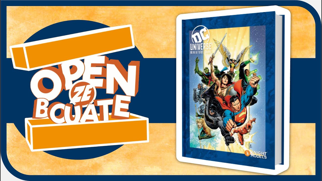 DC Universe Miniature Game - Unboxing - YouTube
