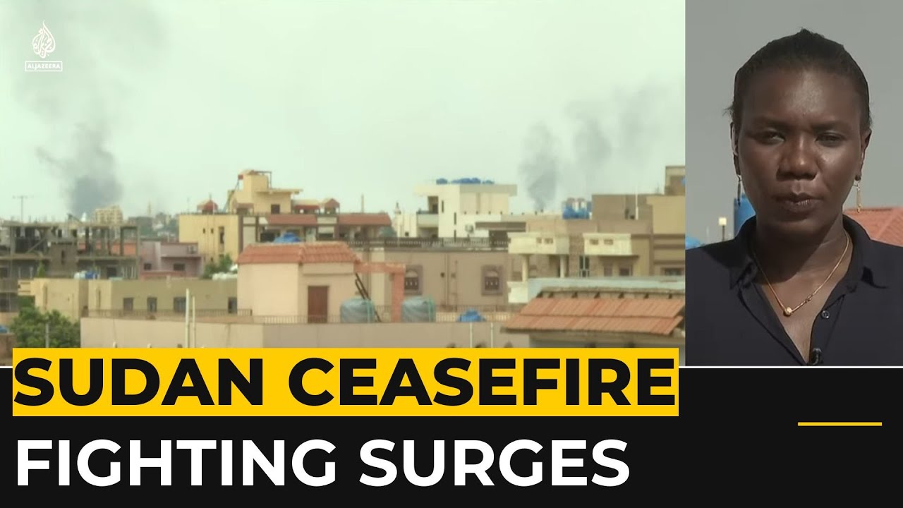 Omdurman clashes: Fighting surges after ceasefire expired - YouTube