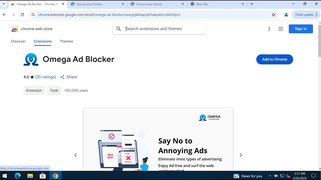 Omega Ad Blocker adware removal solution. - YouTube