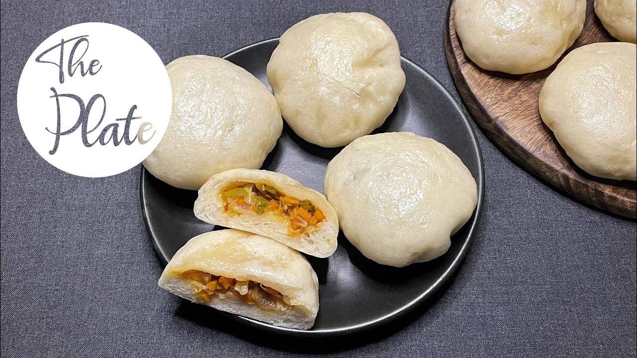 Veg Bao Buns | Steamed Bun Recipe | The Plate - YouTube