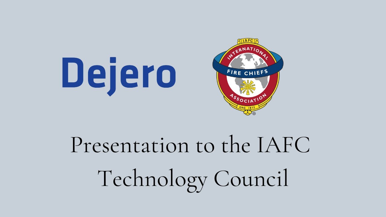 Dejero | Presentation to the IAFC Technology Council - YouTube
