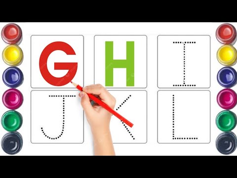 ABC Alphabets with Colors for Kids | Learn Letters and Colors | Fun ...