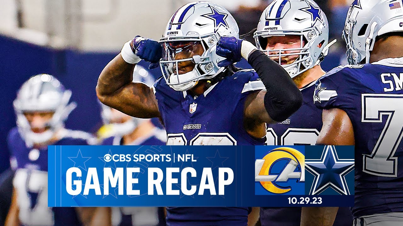 Prescott, Lamb SHINE as Cowboys OVERWHELM Rams | Game Recaps | CBS ...