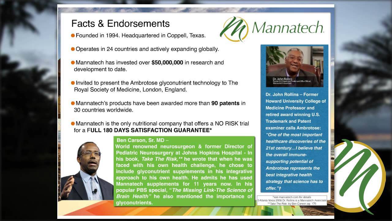 Why join the Mannatech business? - YouTube