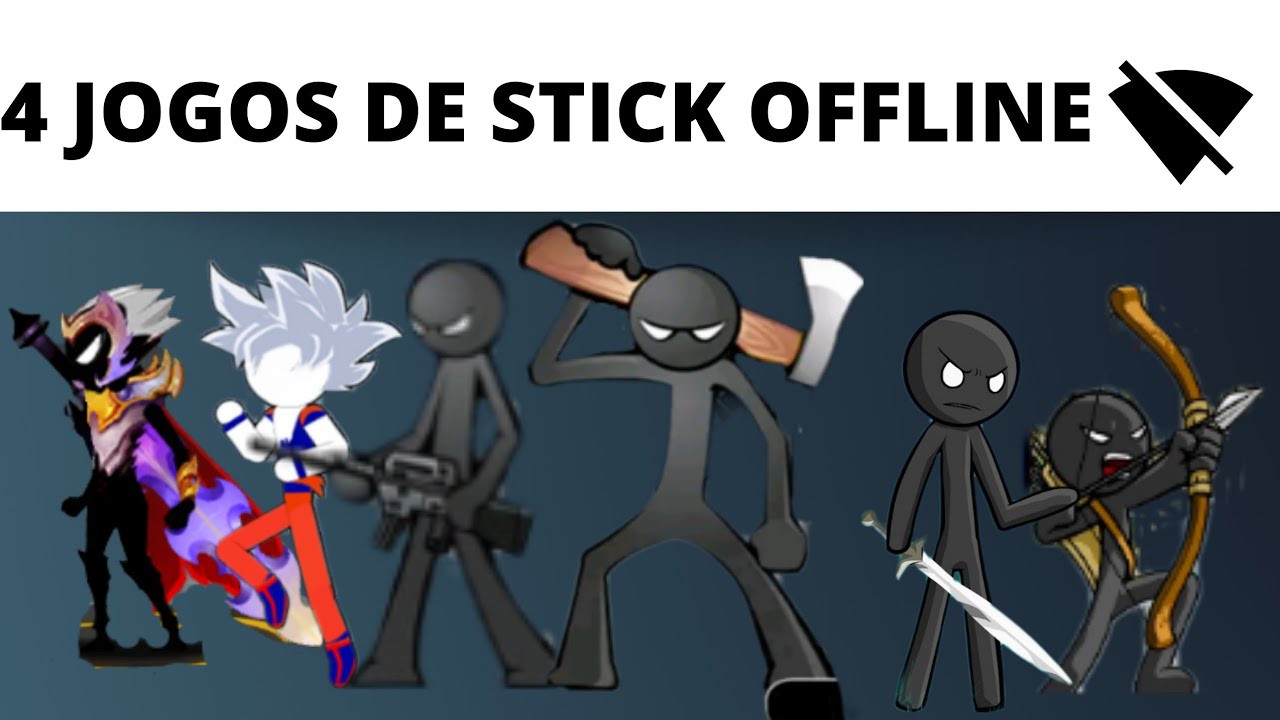 4 Melhores jogos de Stick offline - YouTube