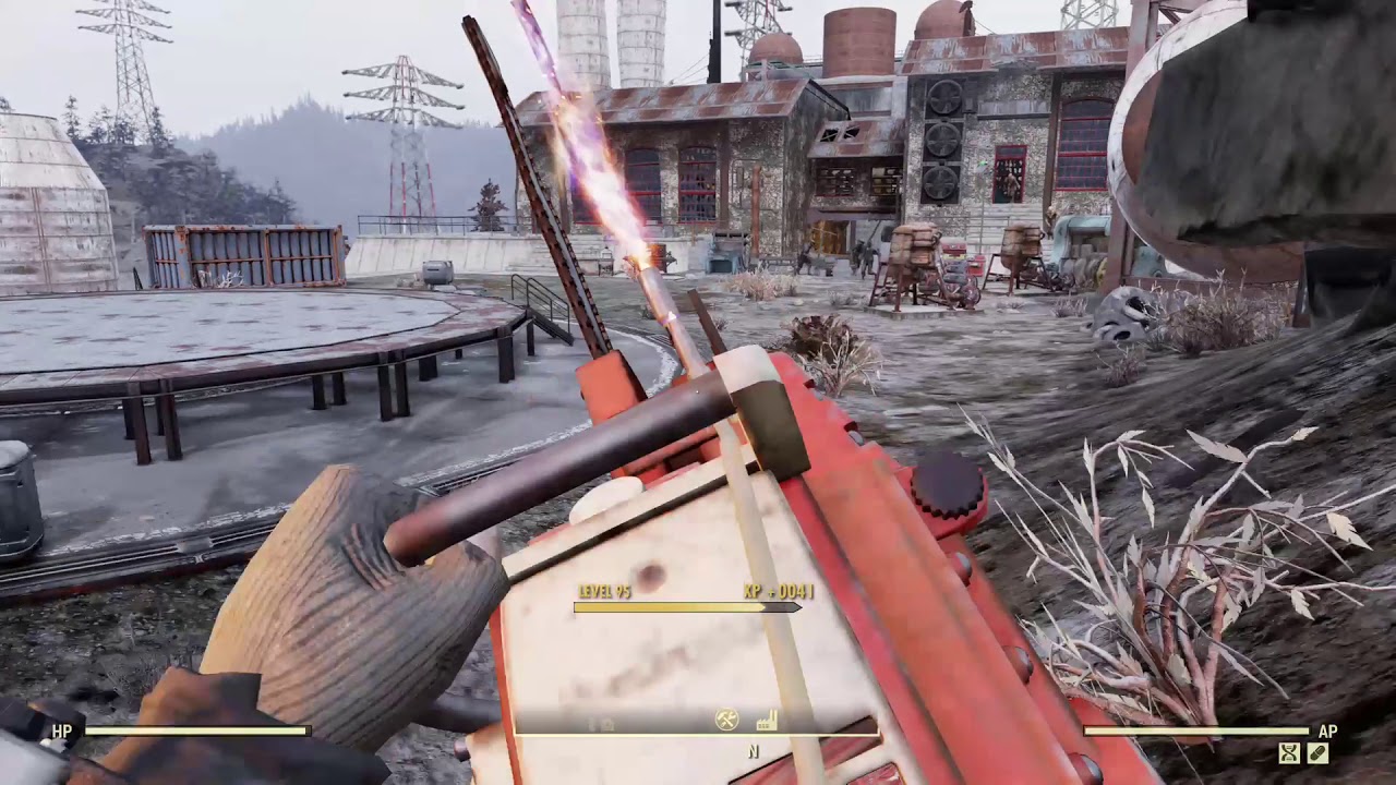 Dual Bar Flaming Chainsaw vs low level ghouls - YouTube