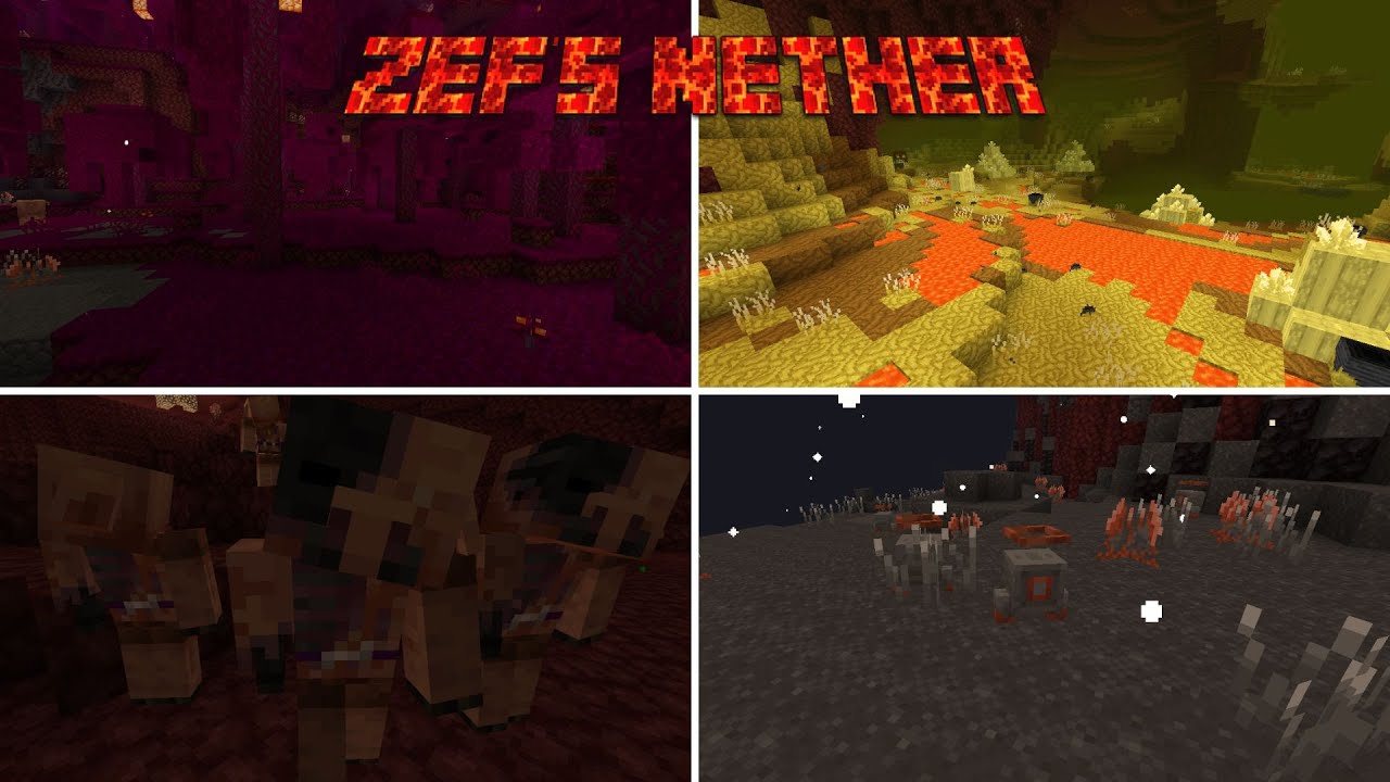 Minecraft mod showcase: Zef's Nether Forge - YouTube