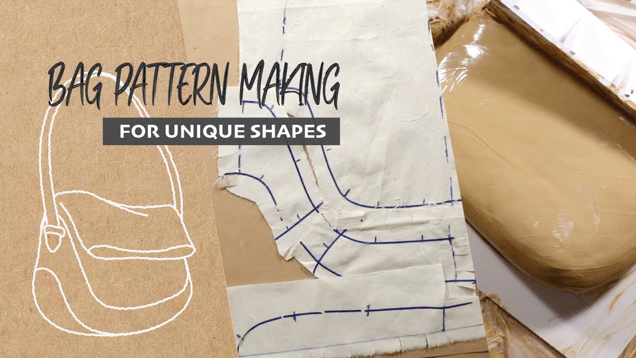 How to DIY bag patterns (Unusual Shapes) - YouTube